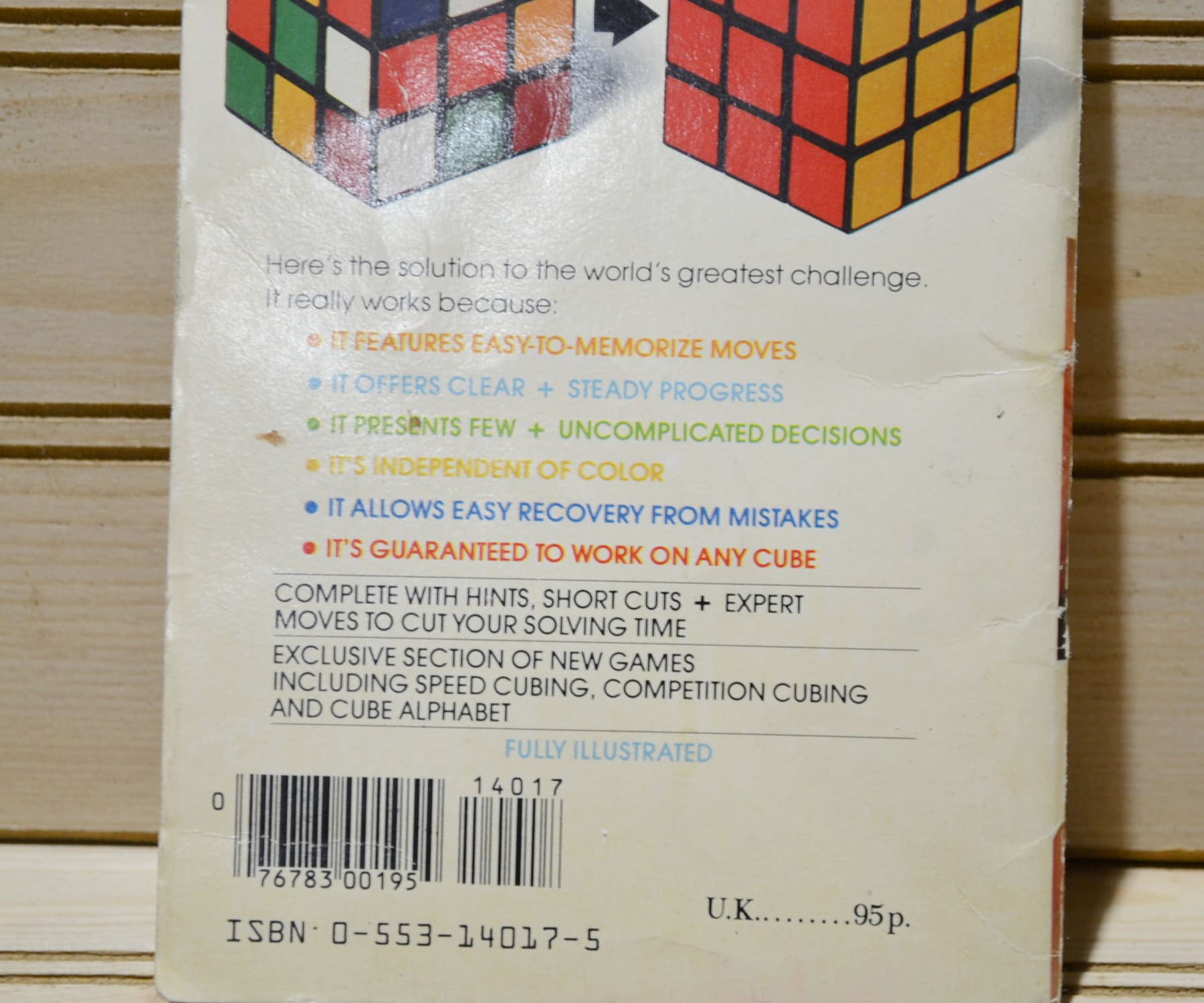 Rubik's Cube the Simple Solution Book 1980s PLUS Original Directions - Etsy