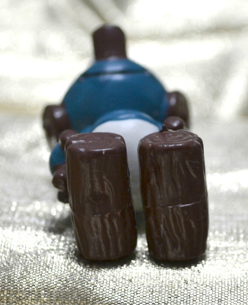 Vintage Clockwork Smurf Wooden Looking Robot 1980's 2.0175 - Etsy