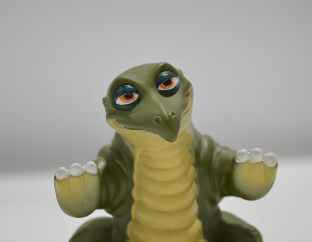 Vintage Spike Hand Puppet Land Before Time Rubber Vinyl 1980s Movie ...