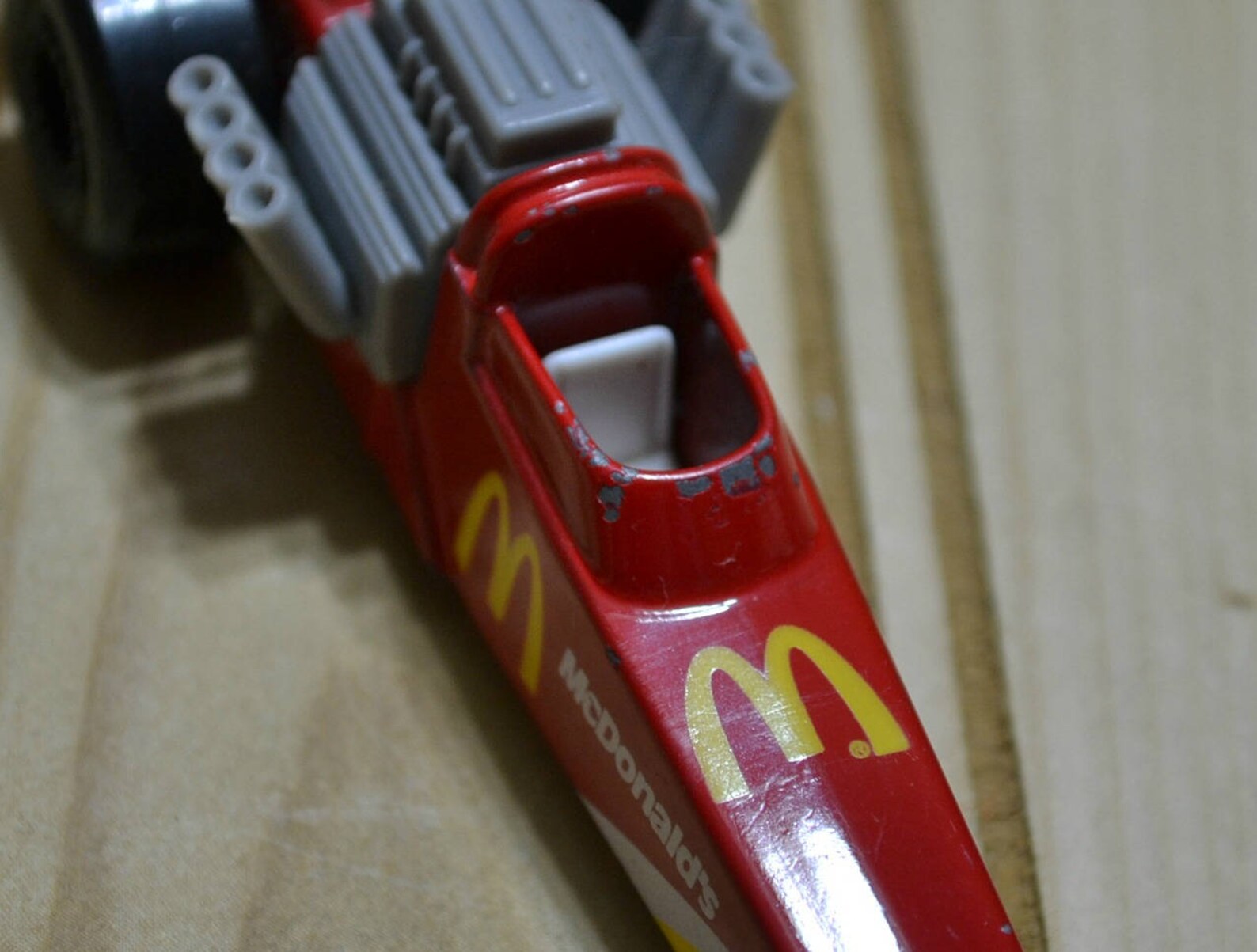 Vintage 1990's Mcdonald's Hot Wheels Dragster Race Car 1993 Mattel Kids Collectible Diecast Drag ...