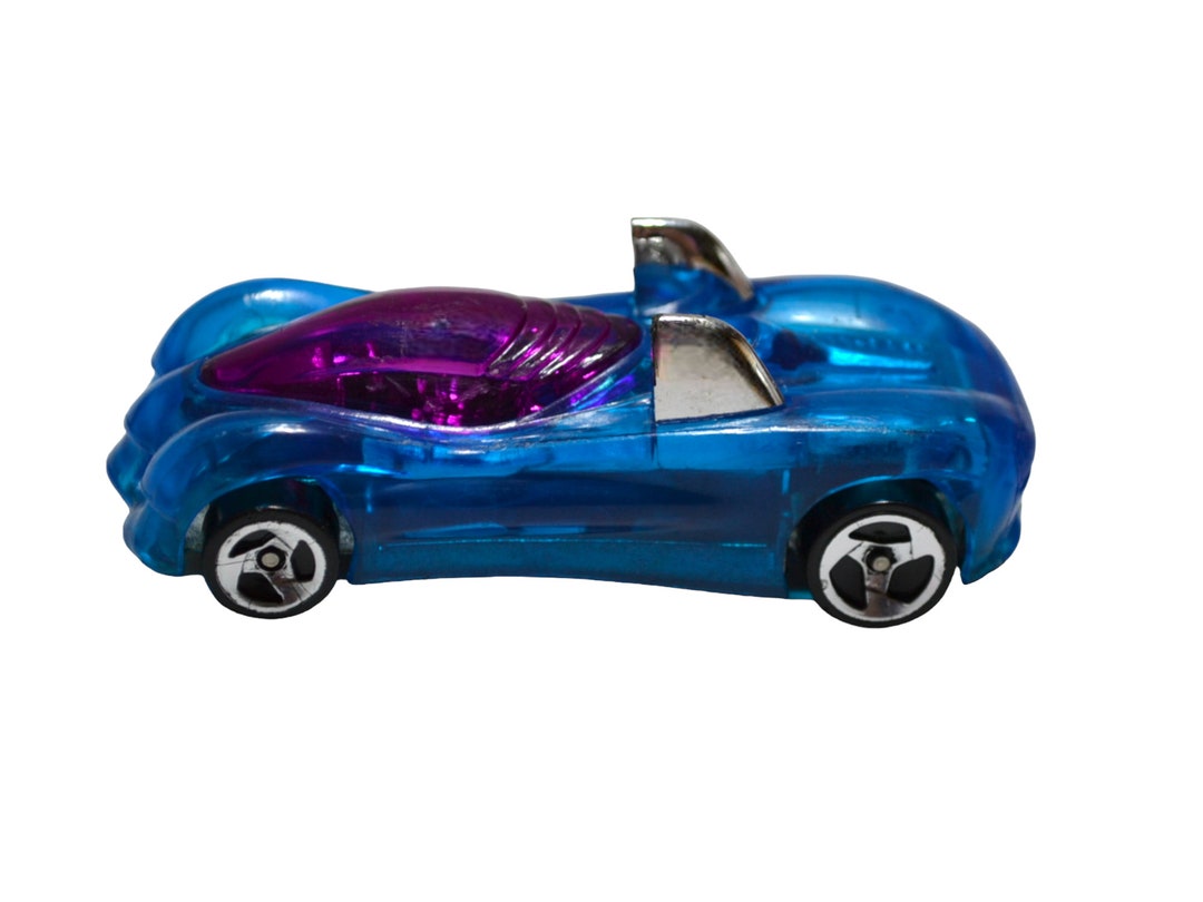 Vintage 1995 Hot Wheels Power Pipes Blue & Purple Phantom Racer Series ...