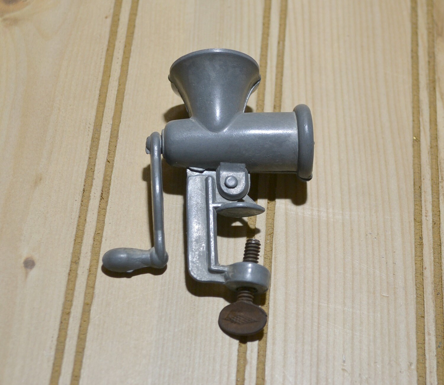 Vintage Miniature Toy Metal Meat Grinder Mid Century Collectible - Etsy