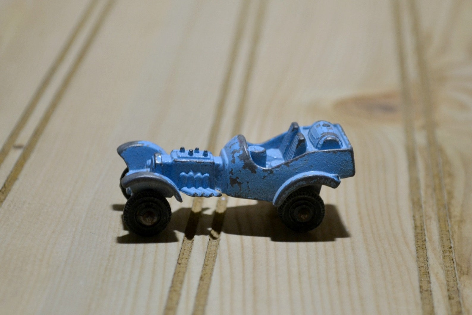 Vintage Tootsie Toy Car Light Blue Roadster Kids Collectible Vehicle TV ...