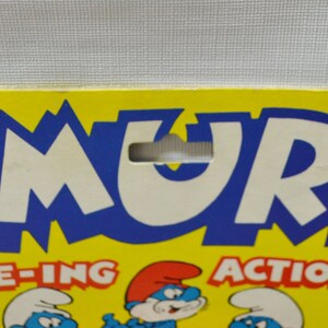 Vintage Smurf A-maze-ing Action Maze 1980s Smurfette Papa Smurf ...