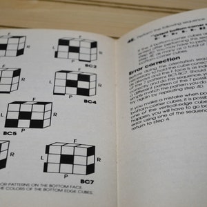 Rubik's Cube the Simple Solution Book 1980s PLUS Original Directions - Etsy