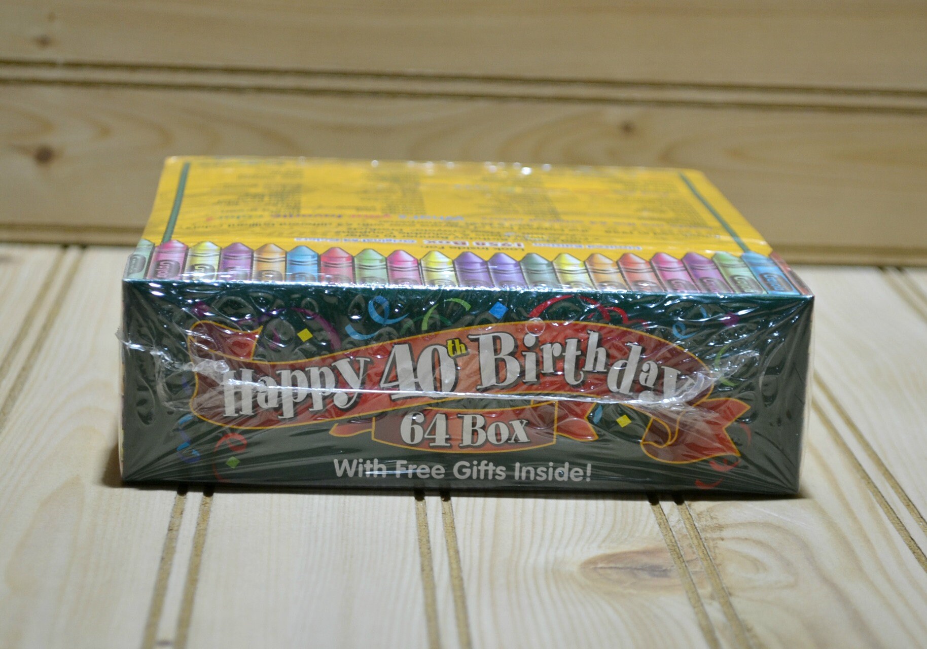 Vintage 40th Birthday Crayola Crayons 64 Box Limited Edition Retro 1958 ...