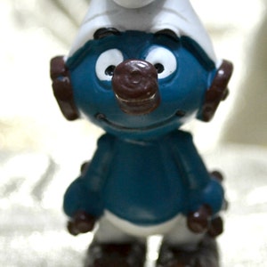 Vintage Clockwork Smurf Wooden Looking Robot 1980's 2.0175 - Etsy
