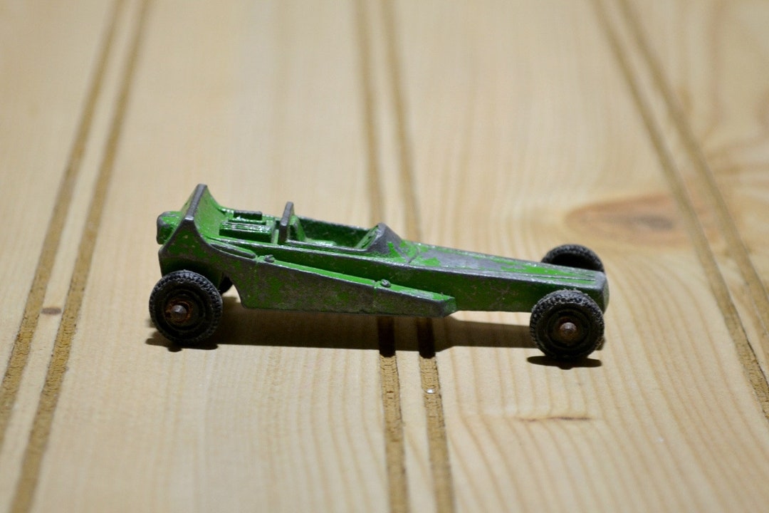 Vintage Green Tootsie Toy Dragster Car Kids Collectible Vehicle Prop ...
