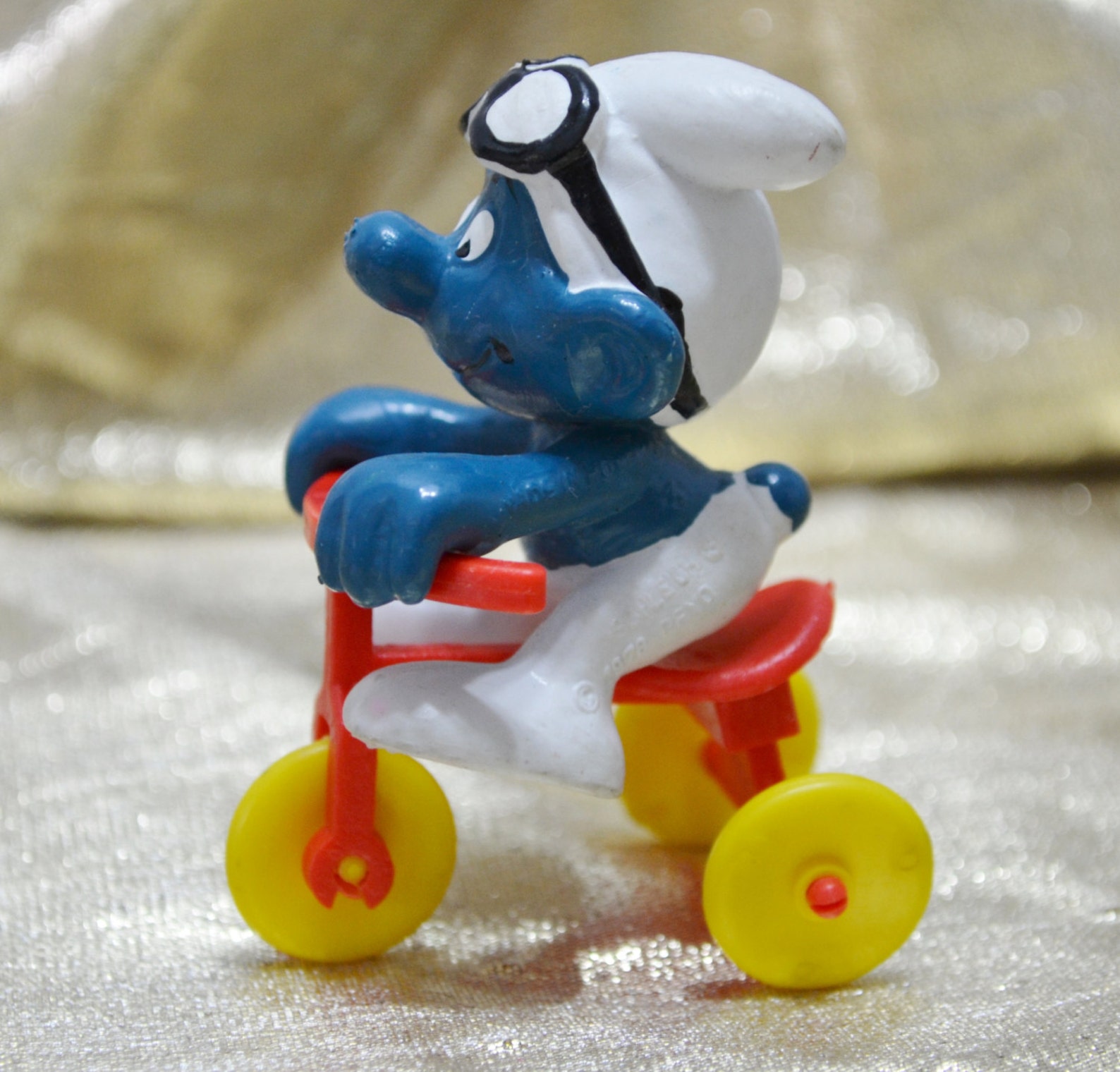 Vintage Supersmurf Tricycle Bike Smurfs 1978 40203 Hard to Find - Etsy