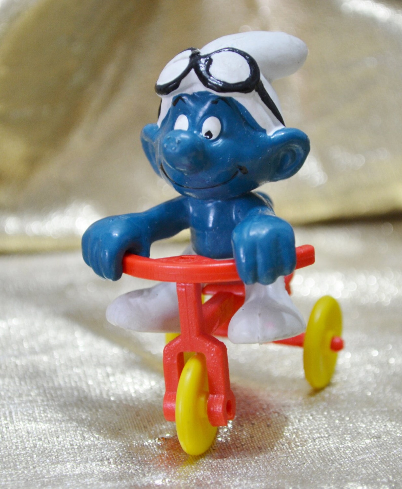 Vintage Supersmurf Tricycle Bike - Smurfs - 1978 - 40203 - Hard to Find ...