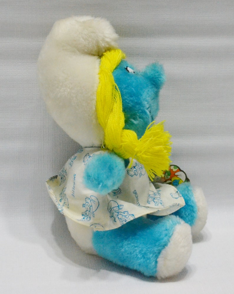 Smurfette Plush Doll - Stuffed Toy - Vintage - 1981 - Smurfs - Etsy