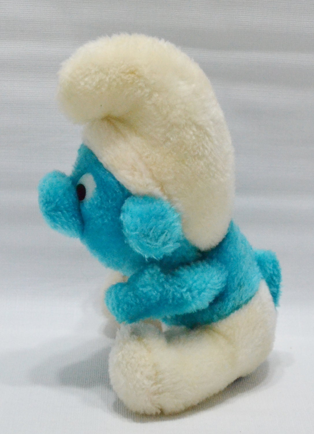 Vintage Stuffed Smurf Doll Toy Plush 1980 - Etsy