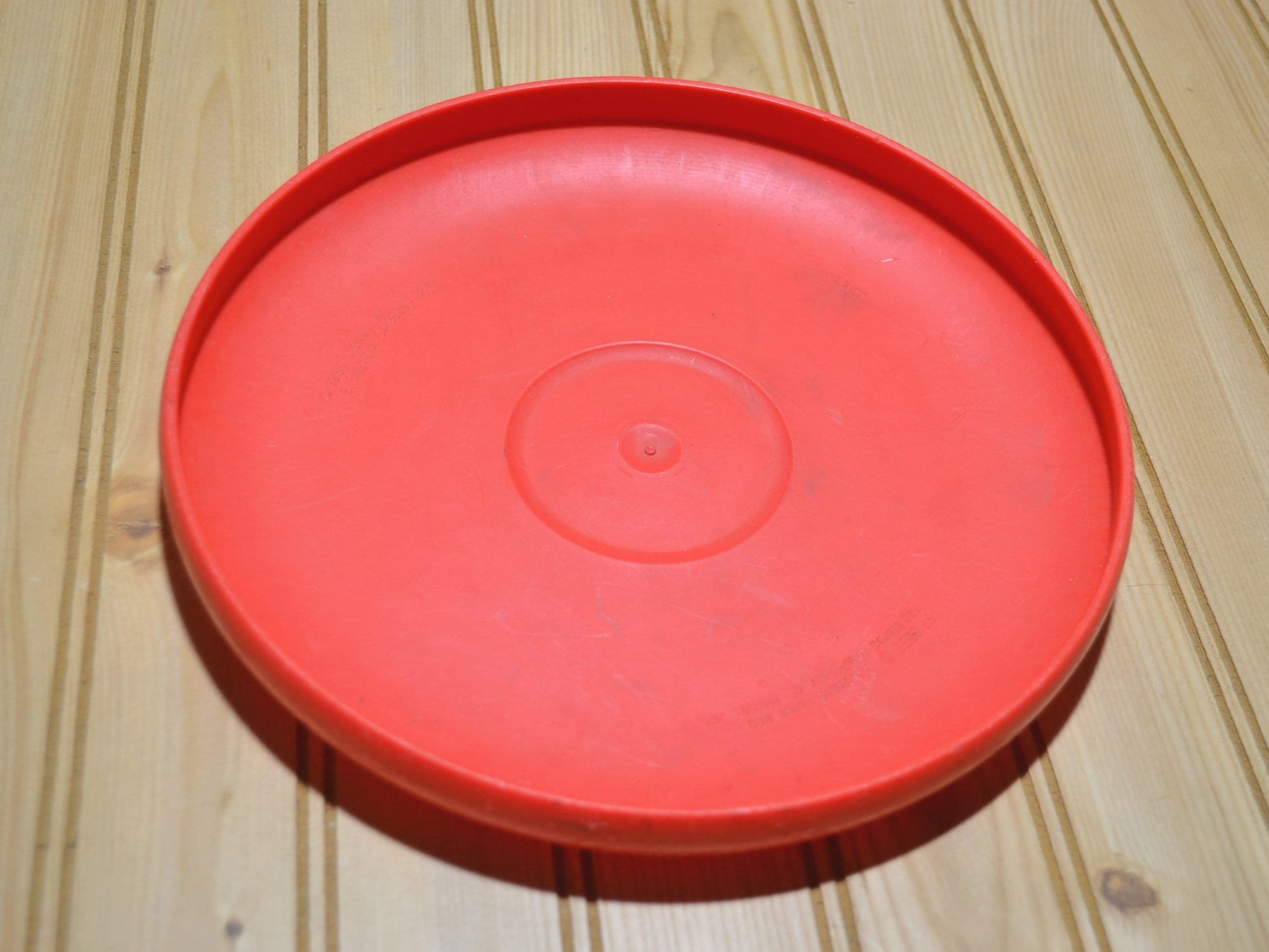 Vintage Original Frisbee Red Disc Made in Mexico - Etsy