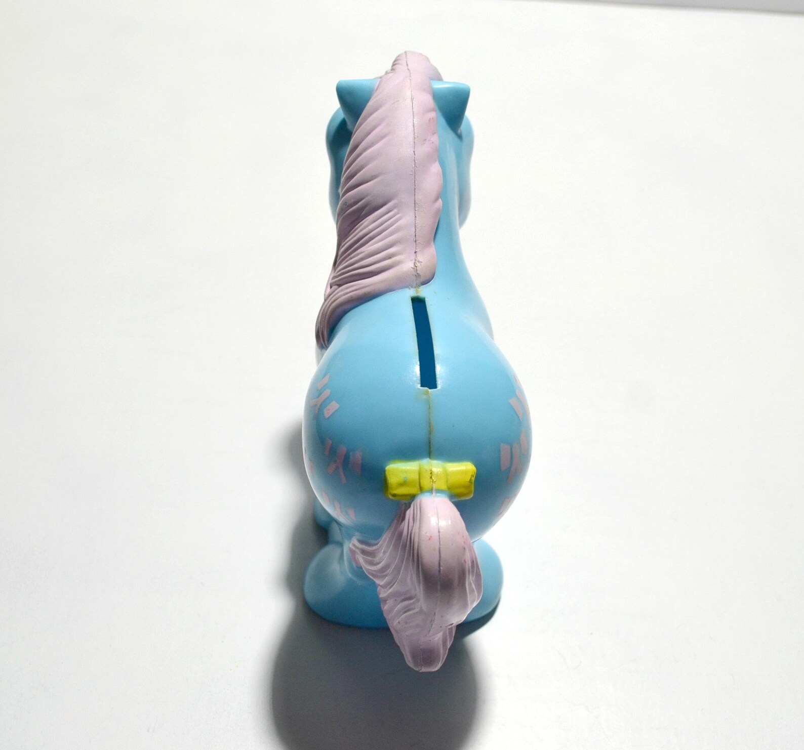 Vintage 1983 G1 My Little Pony Bank Hard Plastic Blue & Pink - Etsy
