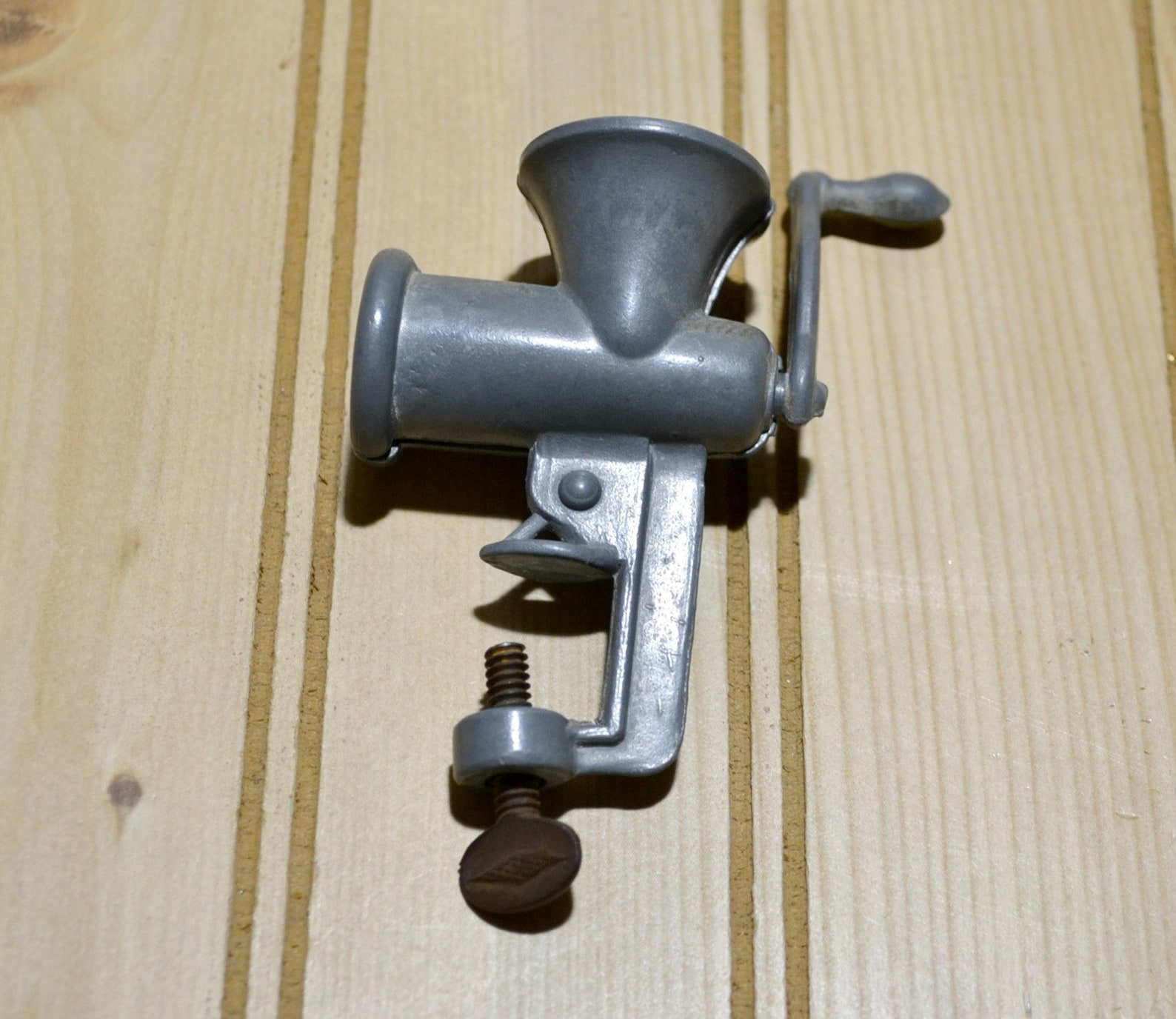 Vintage Miniature Toy Metal Meat Grinder Mid Century Collectible - Etsy