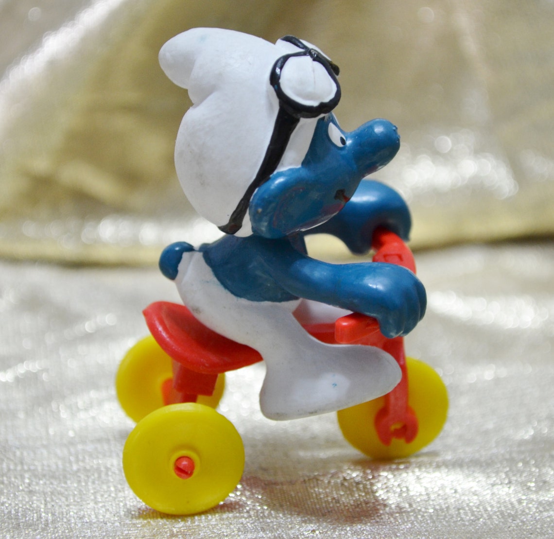Vintage Supersmurf Tricycle Bike Smurfs 1978 40203 Hard to Find - Etsy