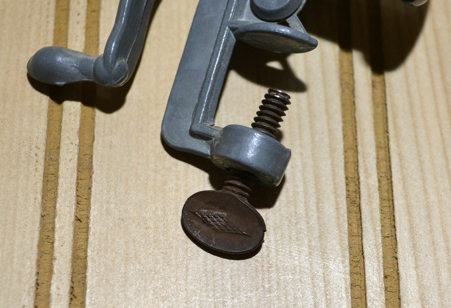 Vintage Miniature Toy Metal Meat Grinder Mid Century Collectible - Etsy