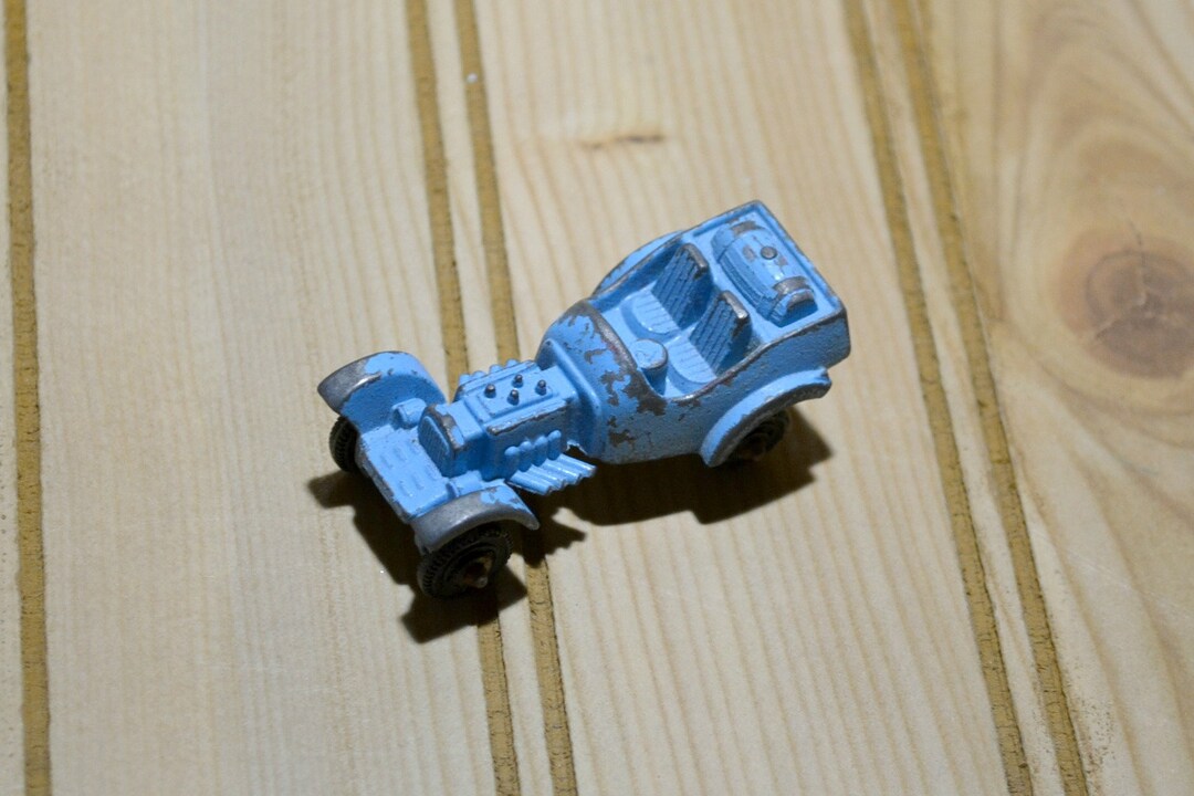 Vintage Tootsie Toy Car Light Blue Roadster Kids Collectible Vehicle TV ...