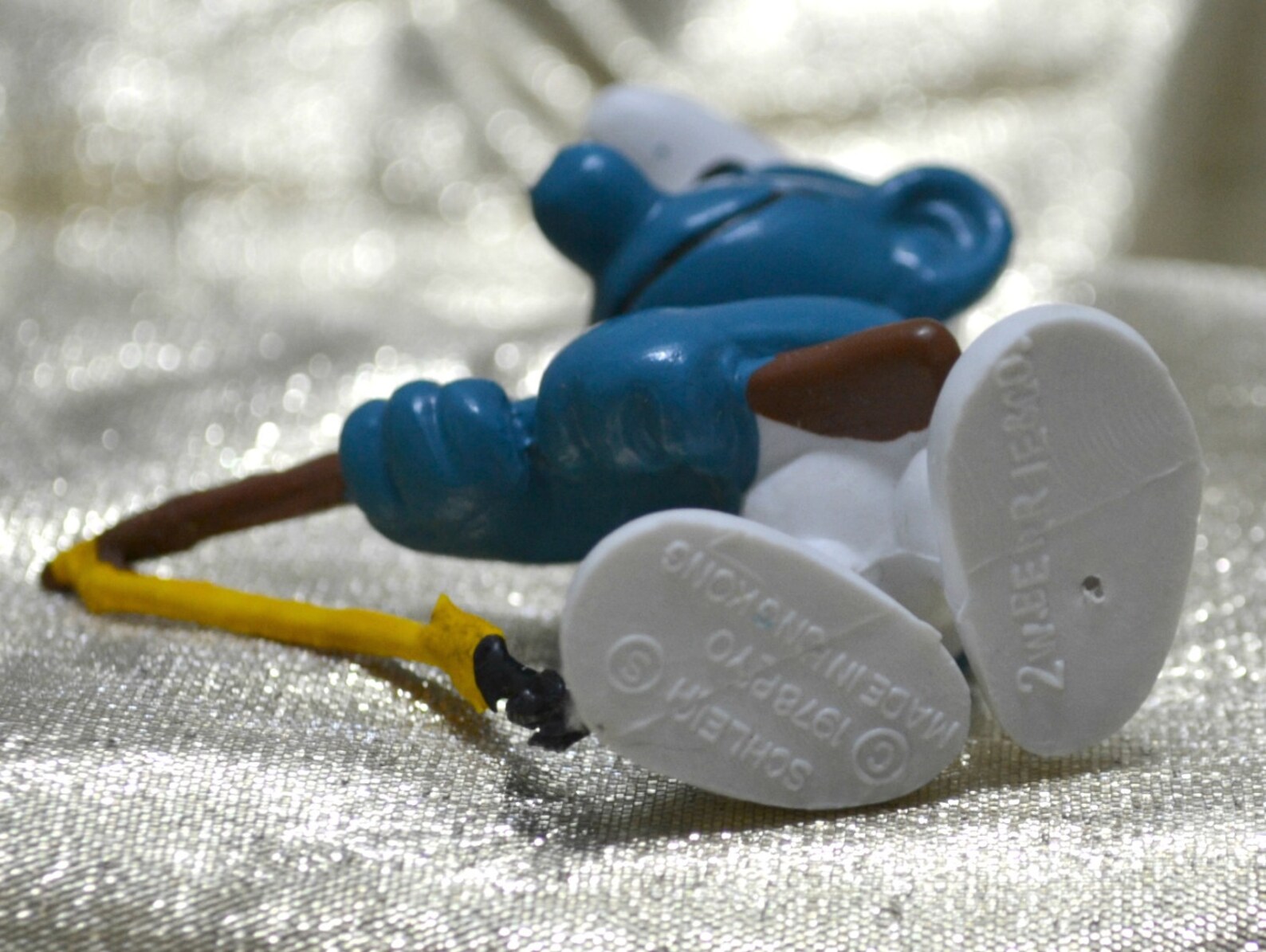 Vintage Angler Smurf Fishing Smurf 2.0101 1978 Peyo Schleich - Etsy