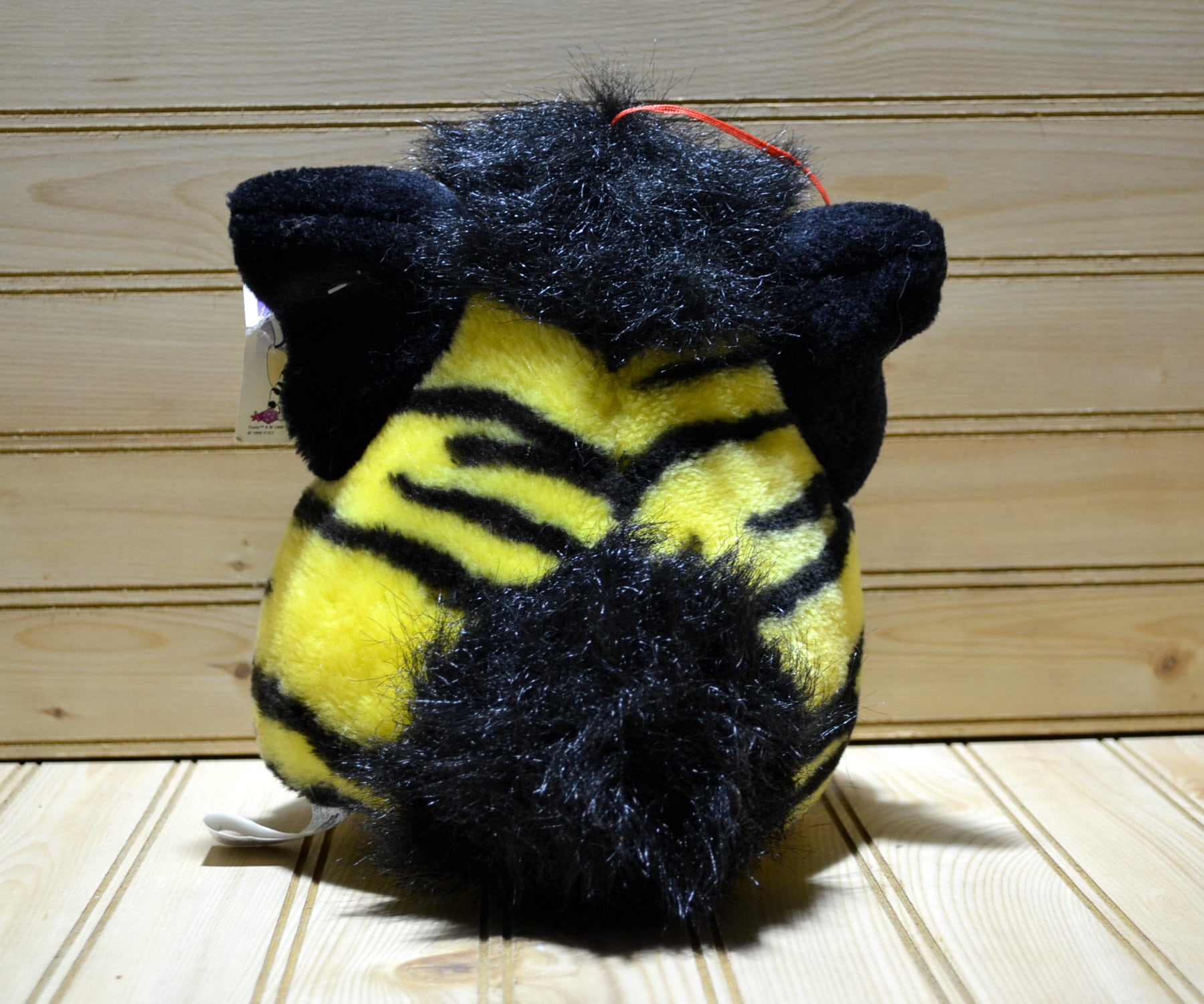 Vintage Furby Toy Yellow Black Striped Bumble Bee 1999 Stuffed Tiger ...
