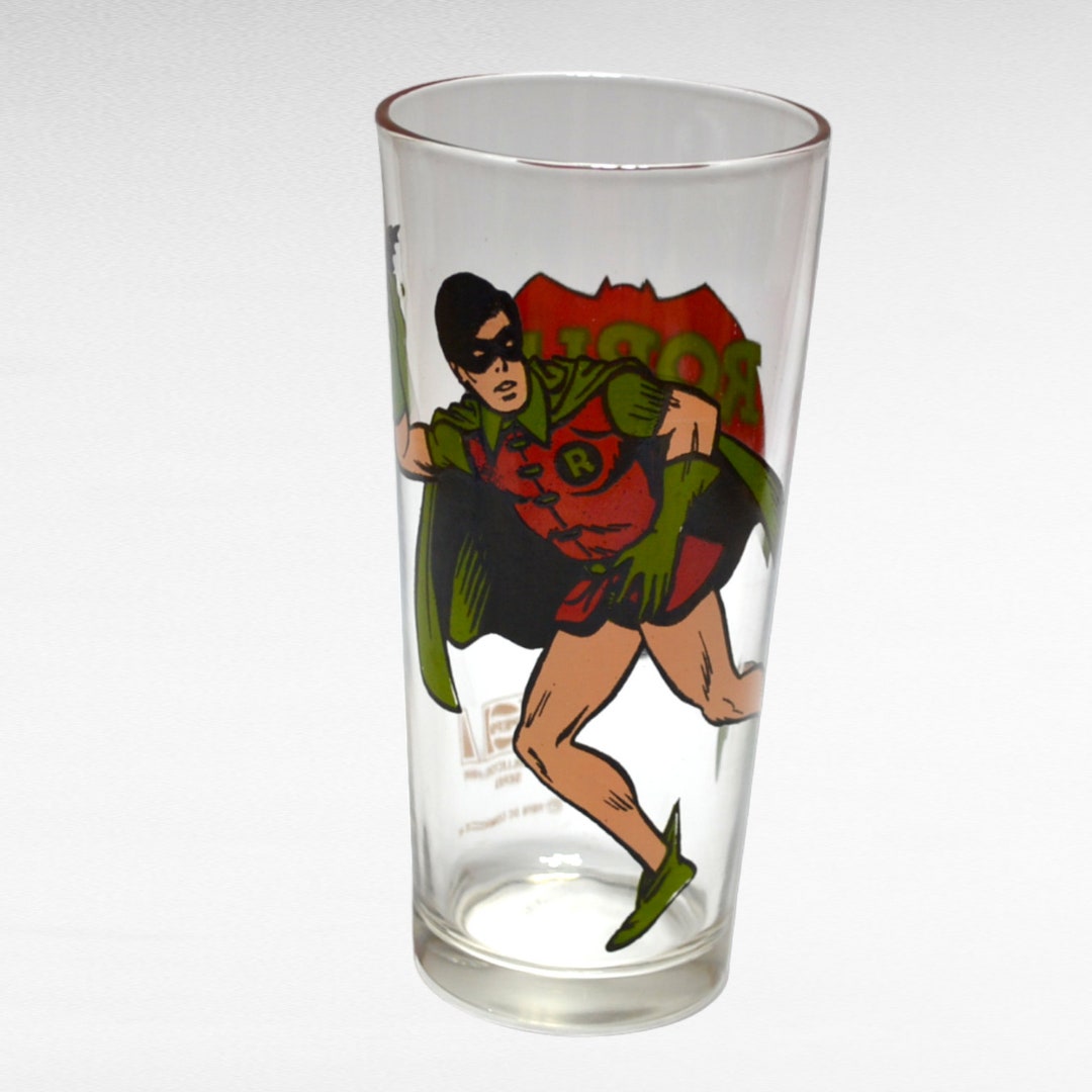 Vintage 1970s Pepsi Robin Glass DC Comics Collector - Etsy