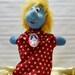 Vintage German Kersa Smurfette Smurf Hand Puppet With Tag - Etsy