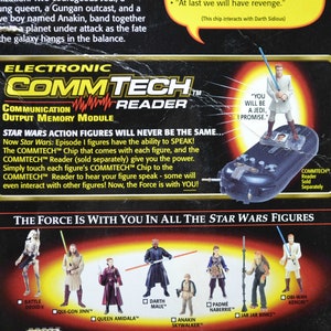 Vintage 1998 Star Wars Episode I Darth Maul Figure Commtech Chip ...