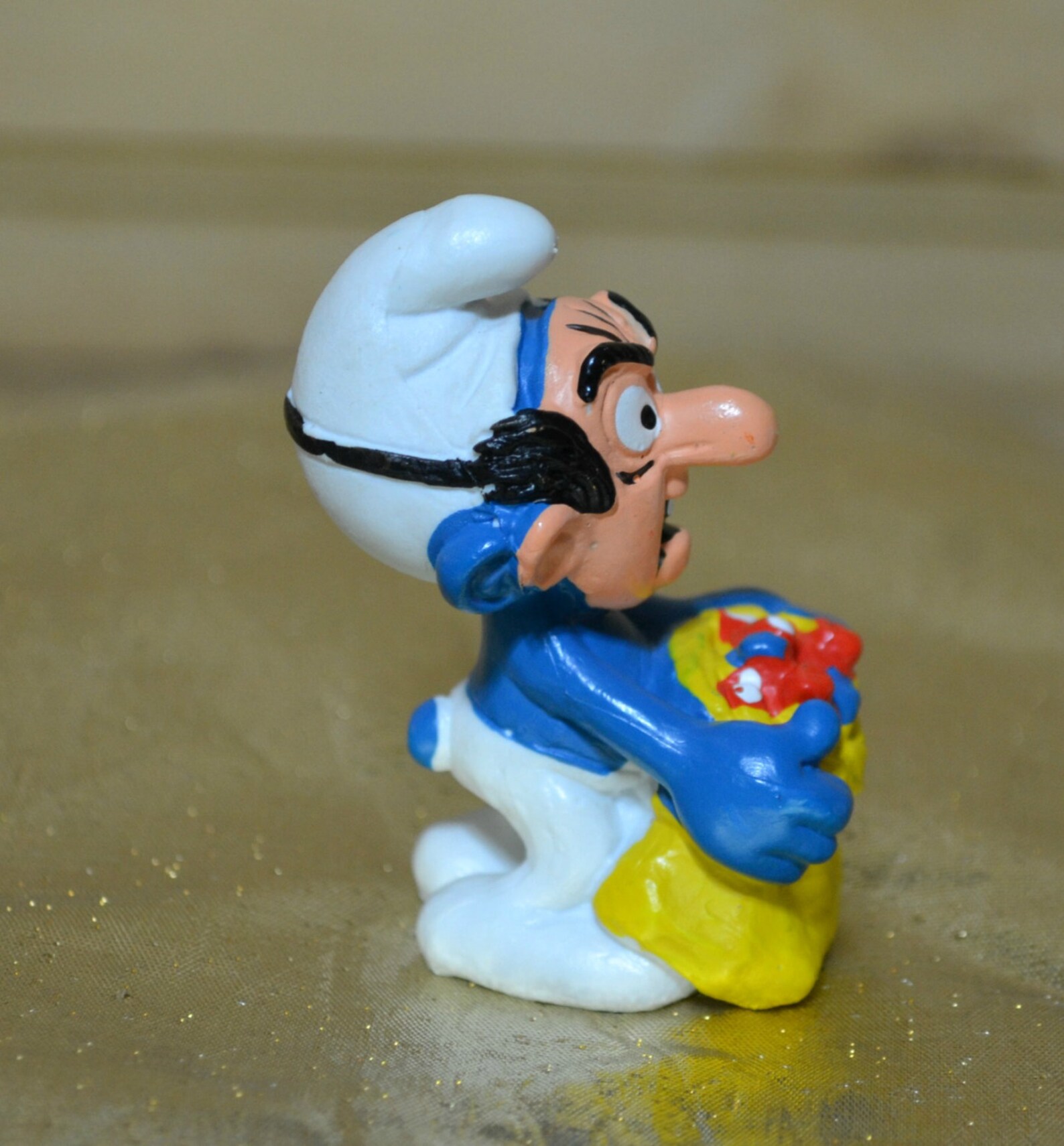 Vintage Smurf Gargamel Mask Smurf 1984 Applause Schleich Portugal ...