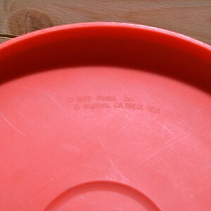 Vintage Original Frisbee Red Disc Made in Mexico - Etsy