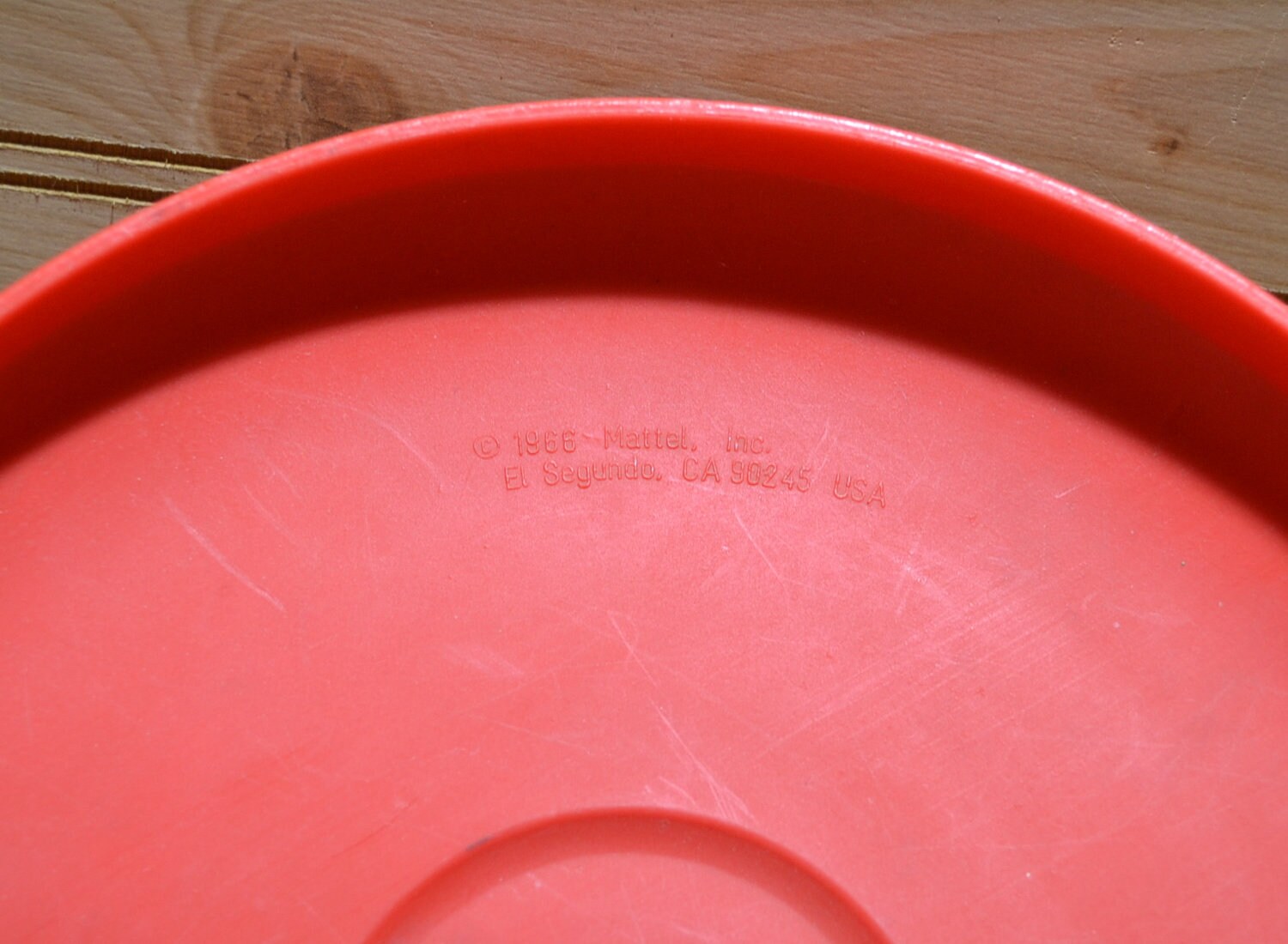 Vintage Original Frisbee Red Disc Made in Mexico - Etsy