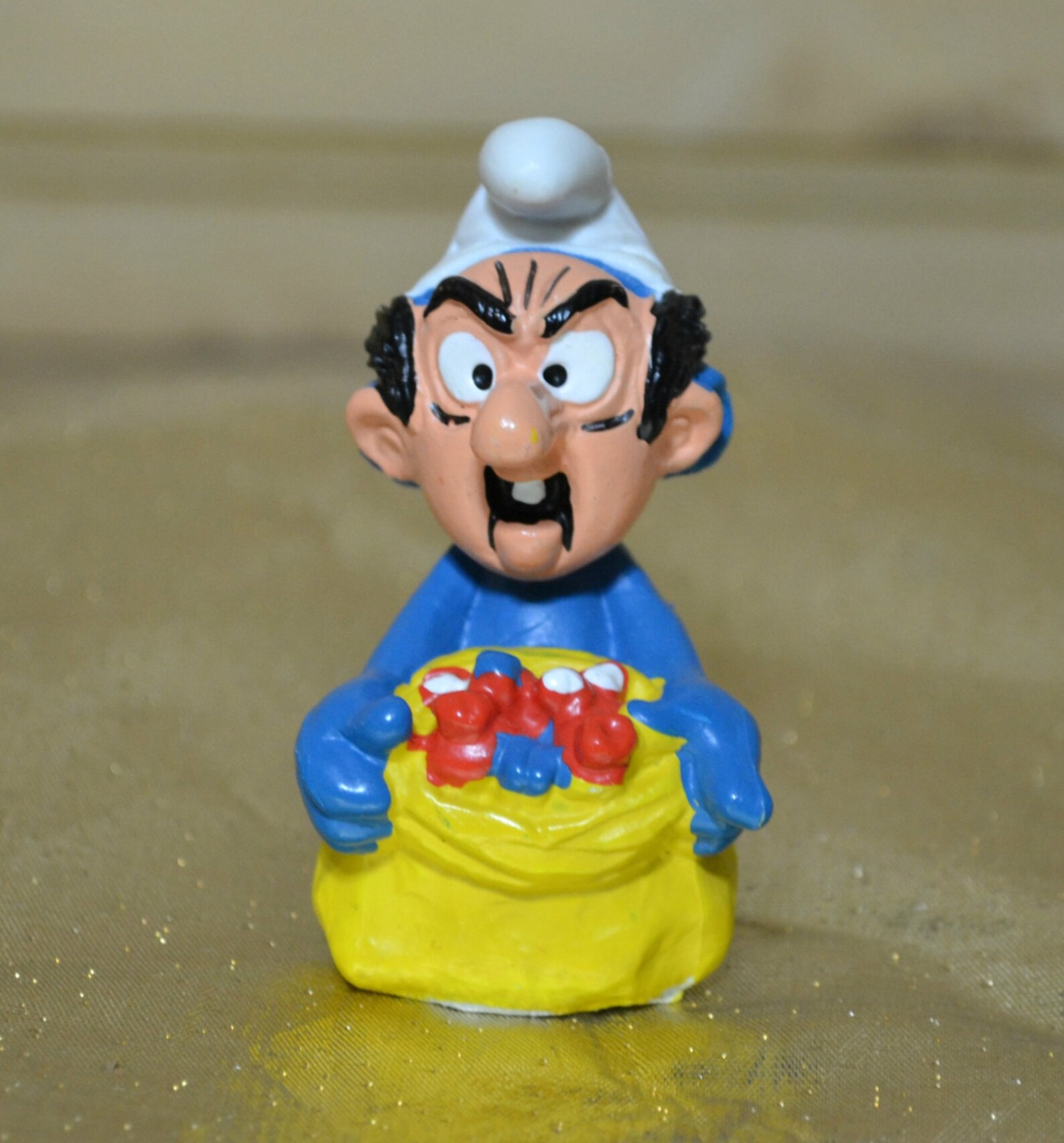 Vintage Smurf Gargamel Mask Smurf 1984 Applause Schleich Portugal ...