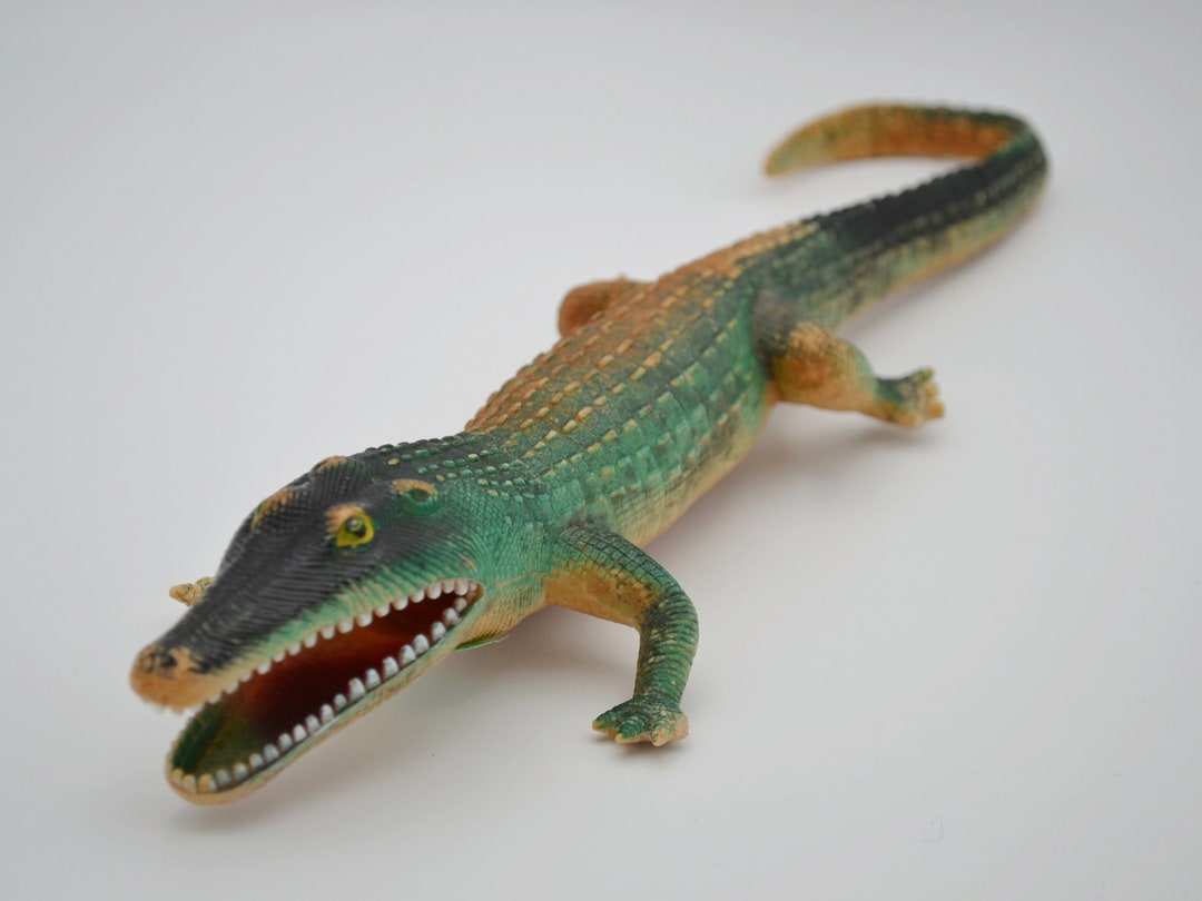 Vintage Toy Alligator Collectible Water Animal - Etsy