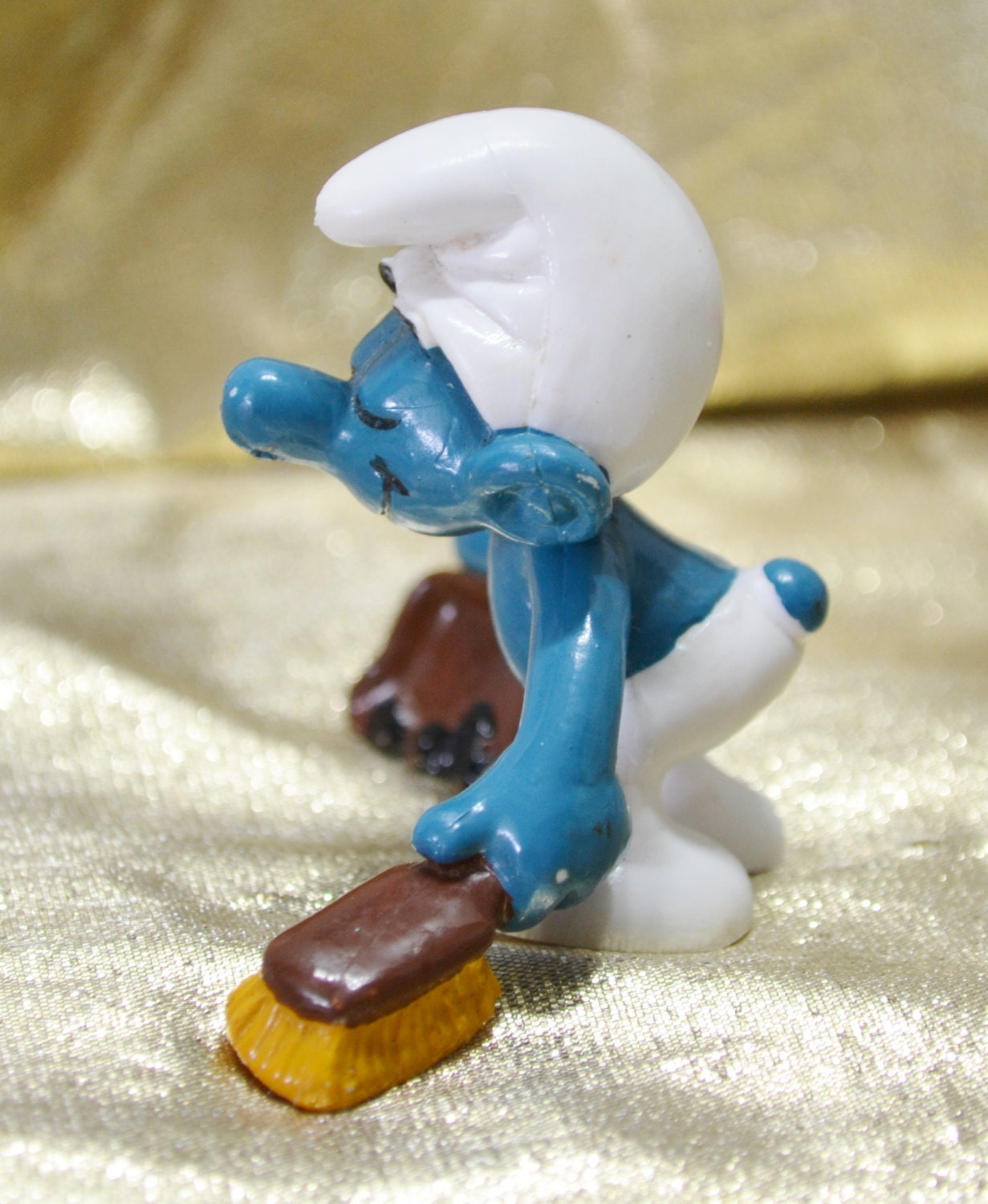 Vintage Dustpan and Brush Smurf - 1984 - 20189 - Etsy