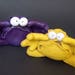 Yellow Monster Clay Cartoon Figure Sculpture Collectable Model - Etsy