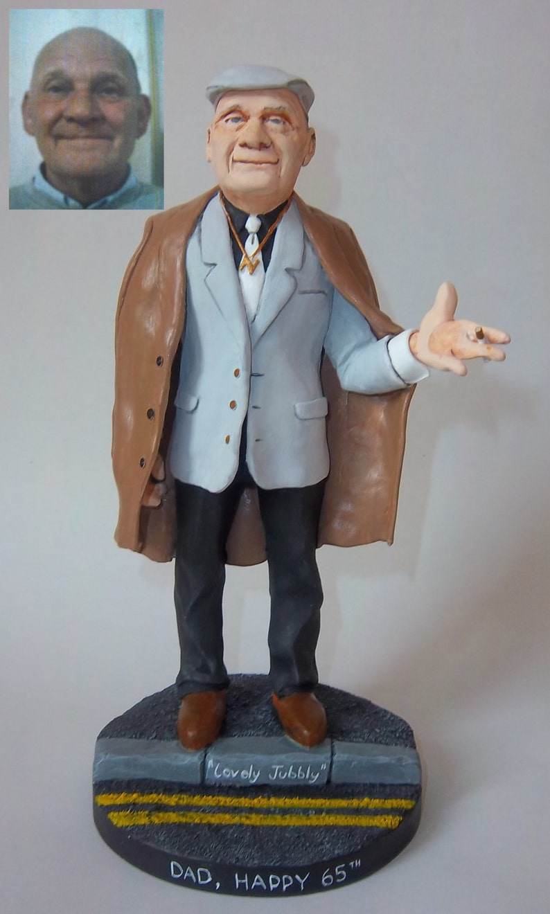 Personalised Comedy Actor Delboy Custom Sculpture Graduation - Etsy