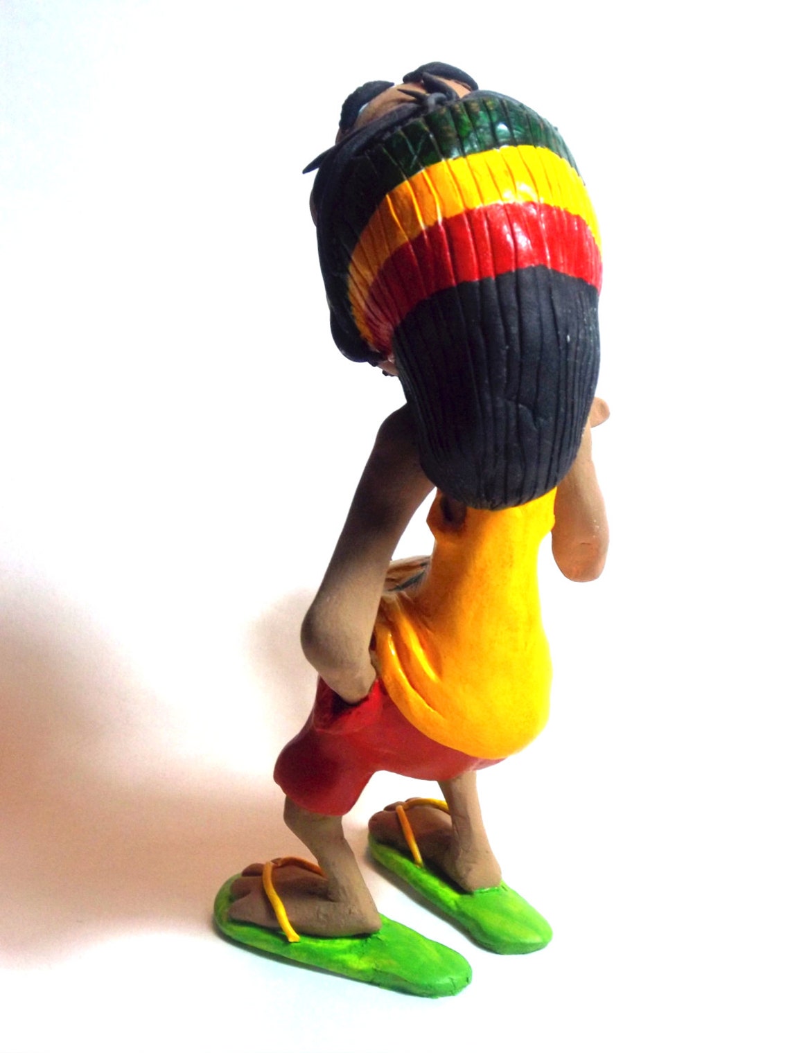 Rasta man reggae jamaican model figure desk accessory | Etsy