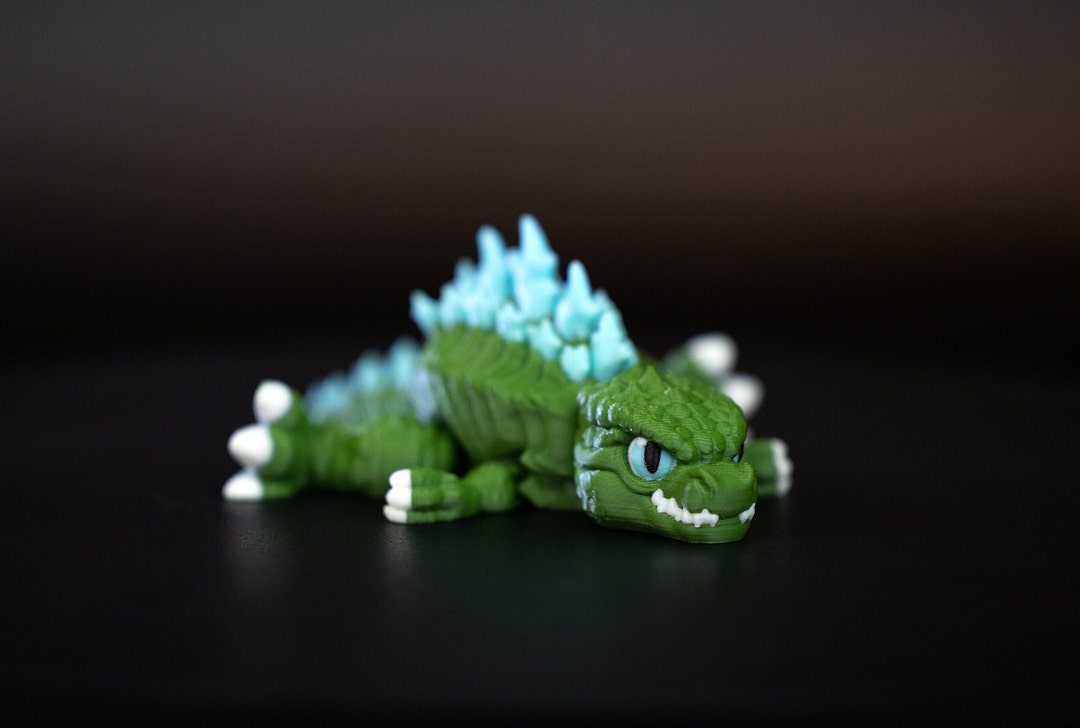 Flexi Godzilla - 3D Printed - Etsy