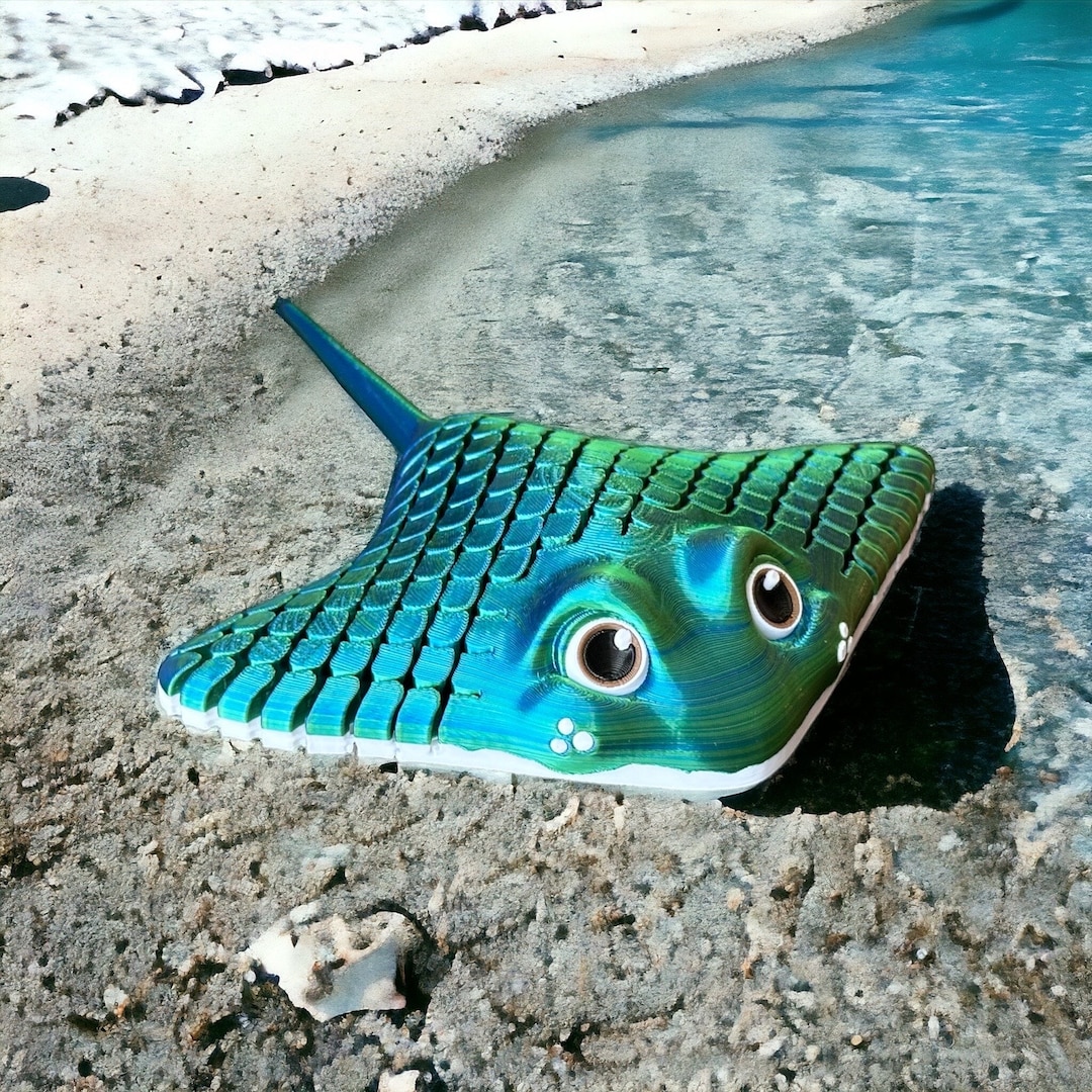 Ray, the Manta Ray- 3D Printed - Etsy
