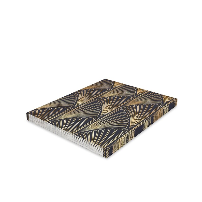 Greeting Cards, Art Deco Fans Designs - Set of 8, 16, and 24 Pcs ...