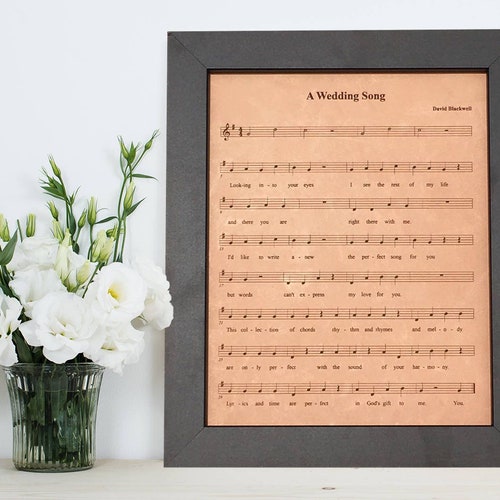 3rd Wedding Anniversary Gift Leather Engraved Date Picture - Etsy