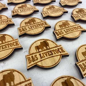 Personalized Wooden Magnets for Weddings, Business Promotion, Bulk ...
