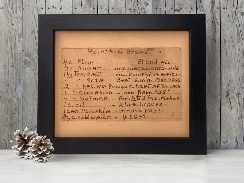 Hand Written Recipe Engraved on Leather Engraved Writing | Etsy