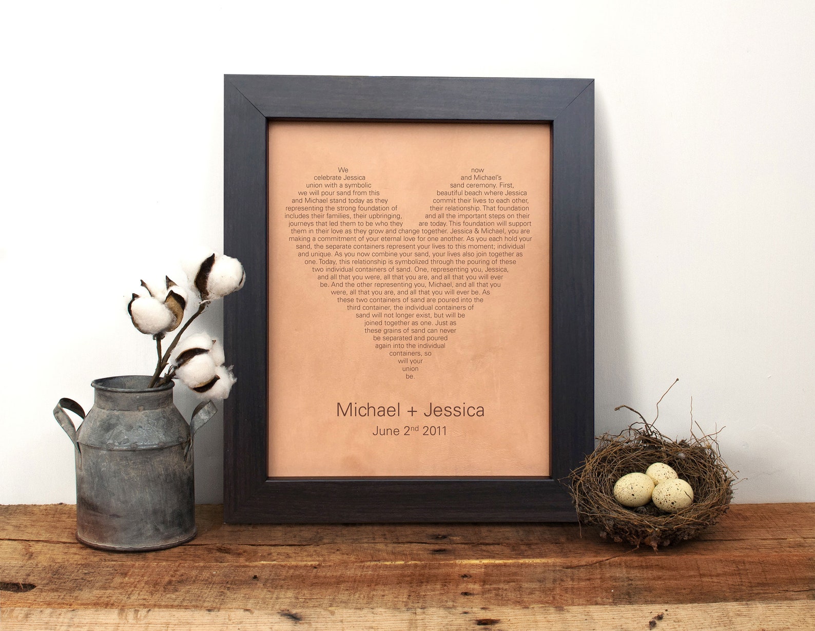 Heart Shape Song Lyrics Leather Sign Wedding Gift Leather - Etsy