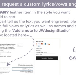 Heart Shape Song Lyrics Leather Sign Wedding Gift, Leather 3rd, 9th ...