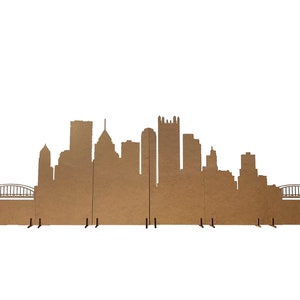 Pittsburgh Wedding Cookie Table Decor: Giant Skyline Backdrop for Any ...