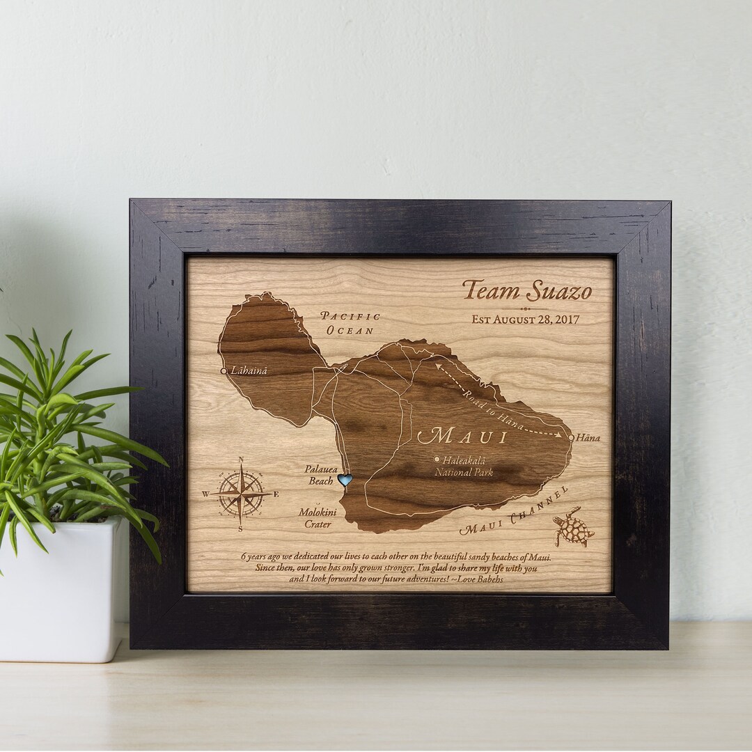 Wood Keepsake Map Art - ANY Location, Lake, Honeymoon, Wedding | JW ...