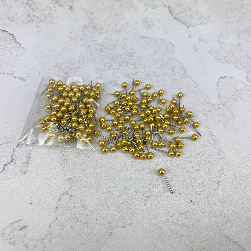Gold Push Pin - Etsy