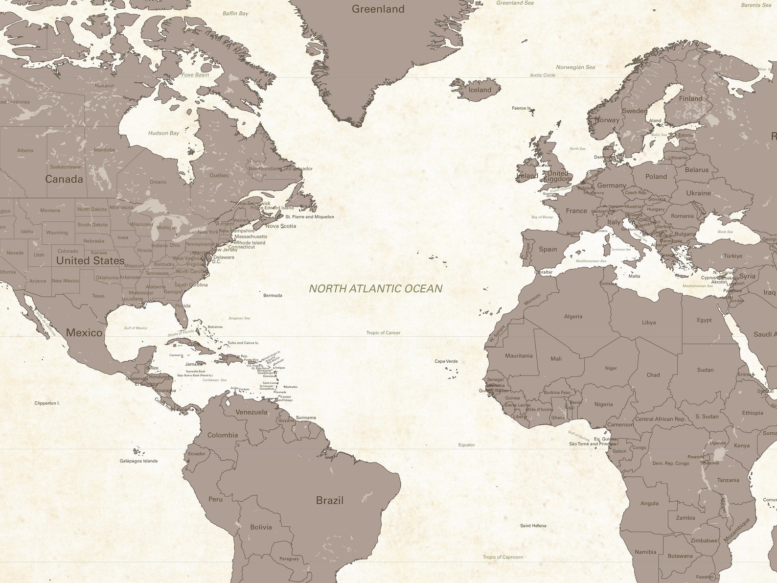 Personalized Military World Push Pin Map - Track Deployments, Active ...