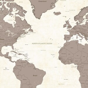 Personalized Military World Push Pin Map - Track Deployments, Active ...