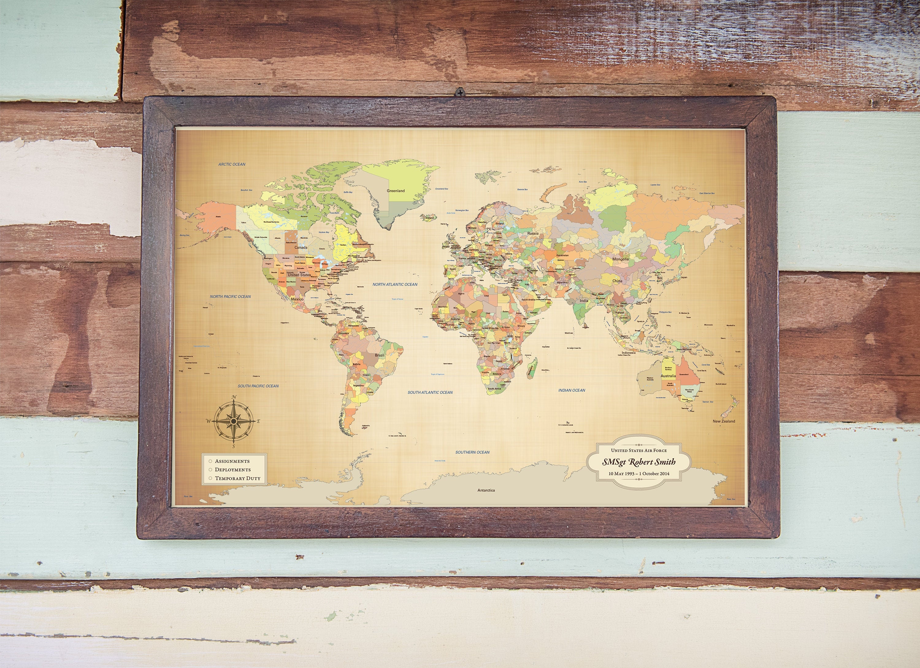 Legend On A Military Map